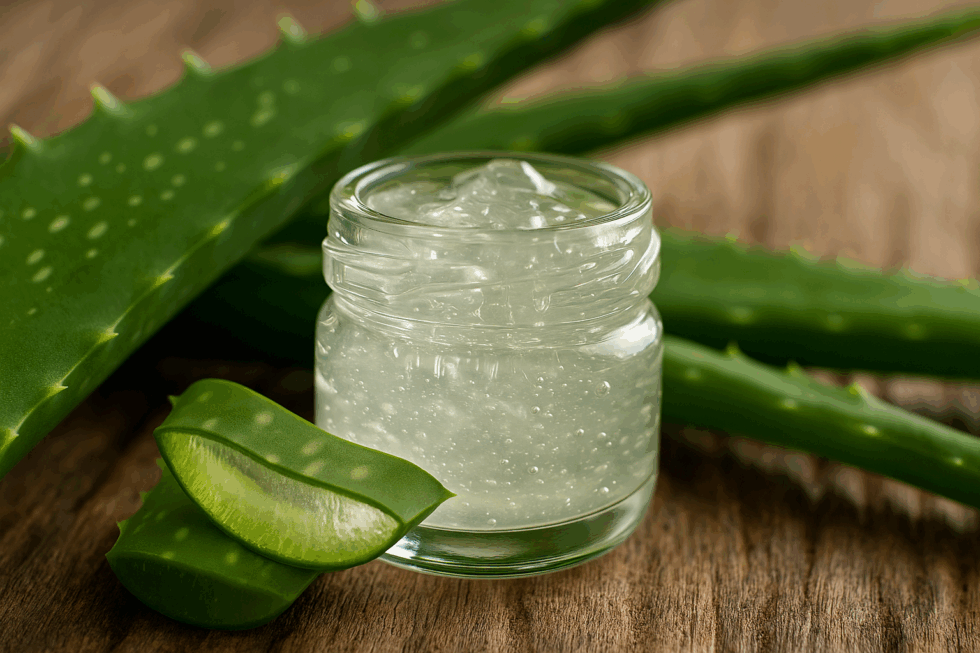 Aloe Vera Auf Offene Wunden